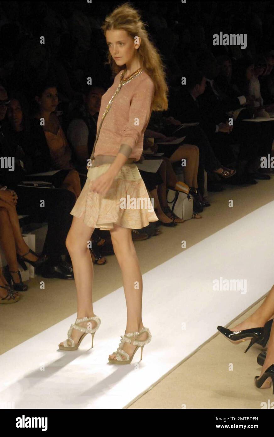 Models walk the runway wearing Peter Som's new line at his show during ...