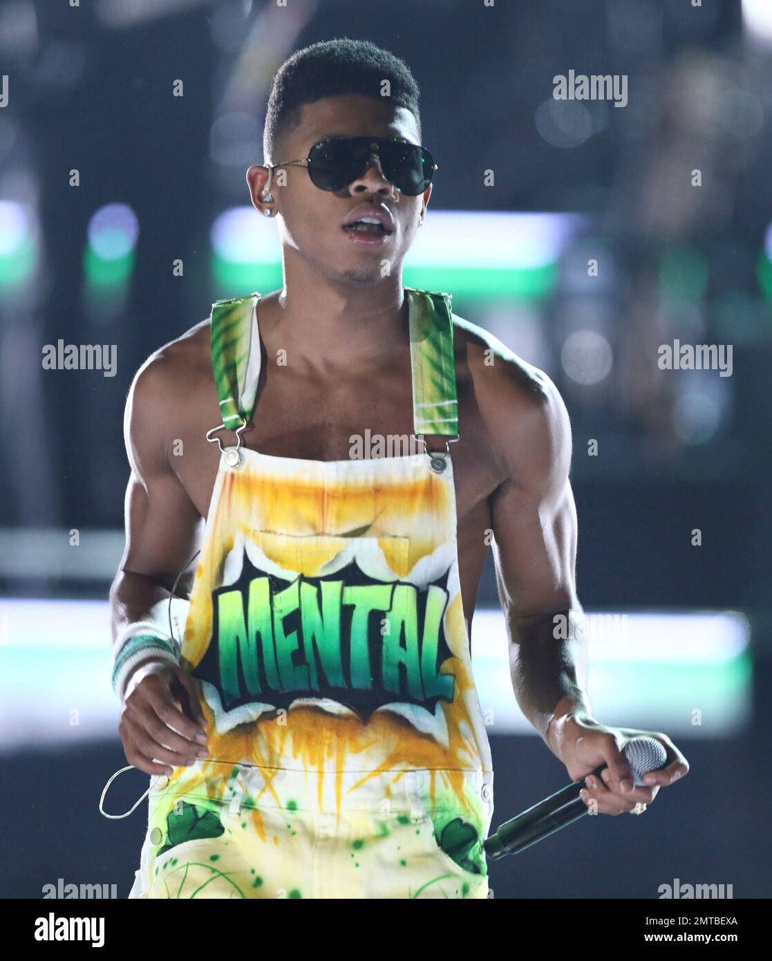 Bryshere Y. Gray, from the cast of The New Edition Story, performs at ...