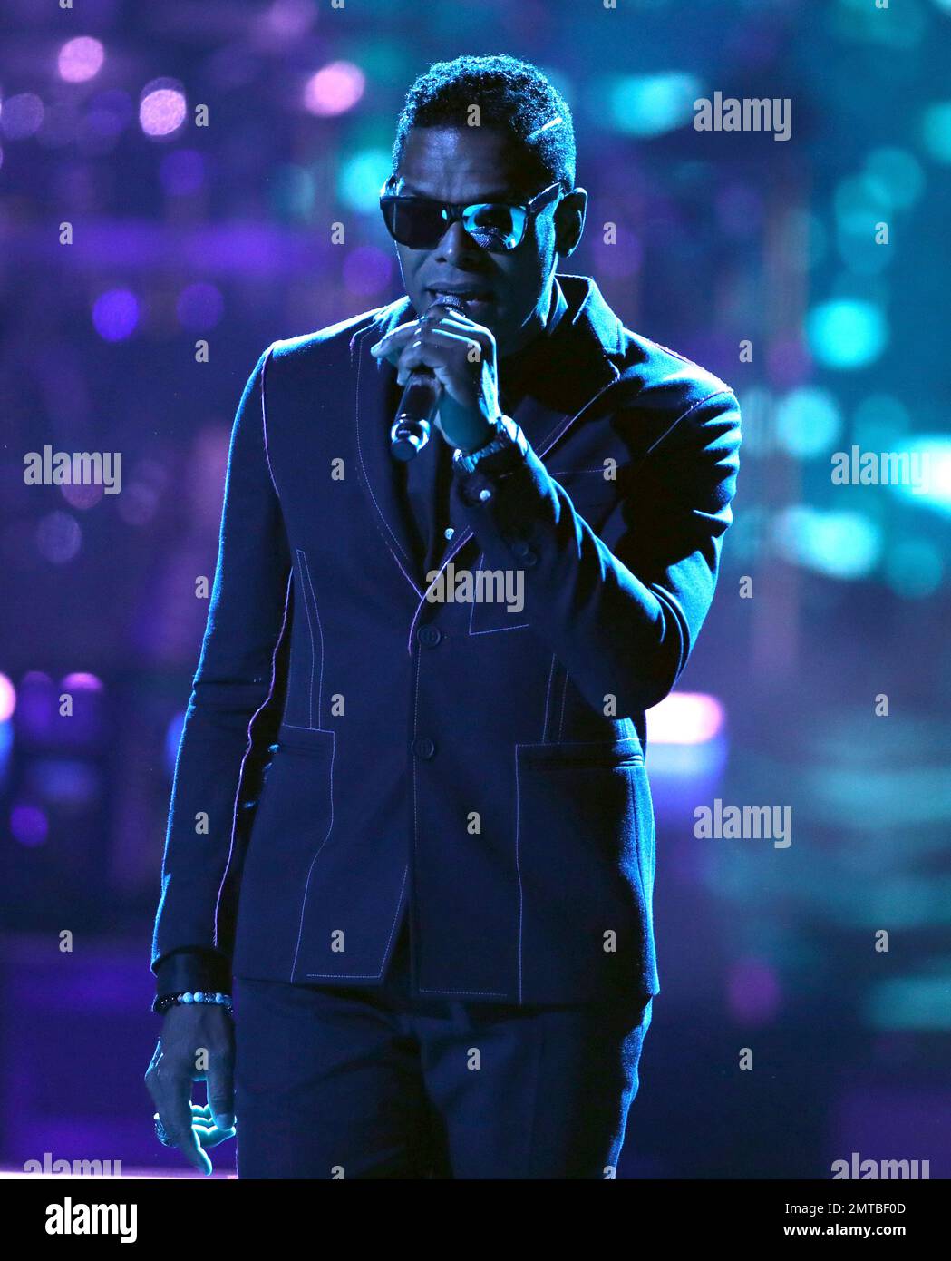 Maxwell performs "Gods" at the BET Awards at the Microsoft Theater on ...