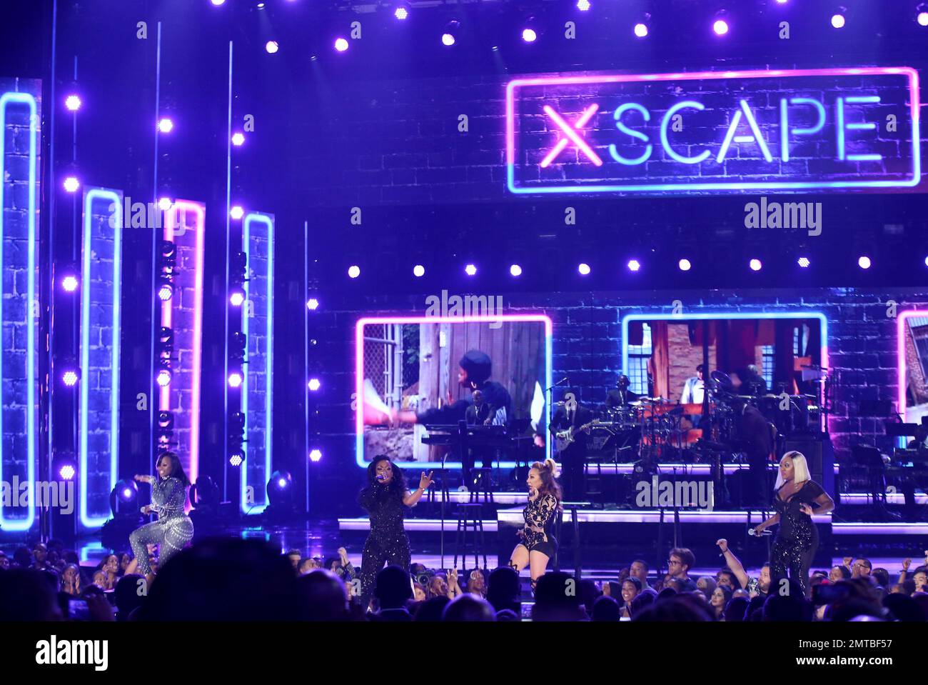 Tamika Scott, from left, Kandi Burruss, Tameka Cottle, and LaTocha ...