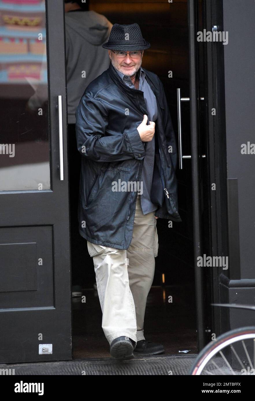 EXCLUSIVE!! Legendary singer and drummer Phil Collins spends the day at ...