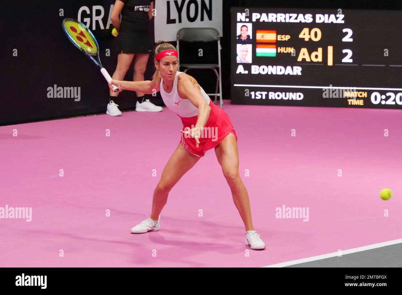 Lyon, France - January 31, 2023, Anna Bondar (HUN) in action against ...