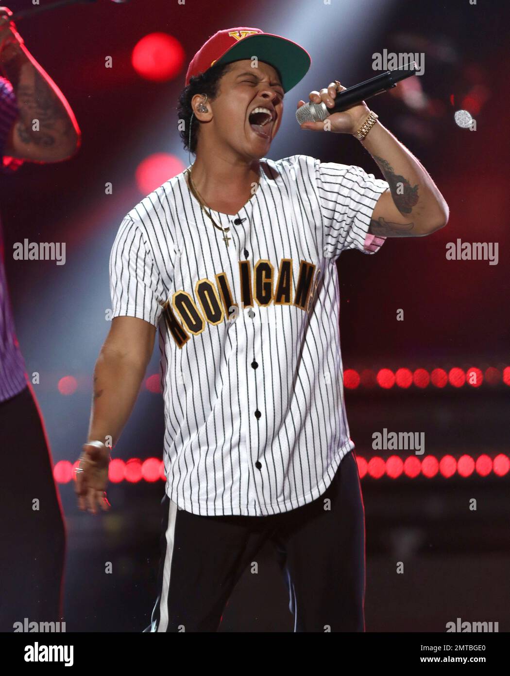 Bruno Mars performs "Perm" at the BET Awards at the Microsoft Theater ...
