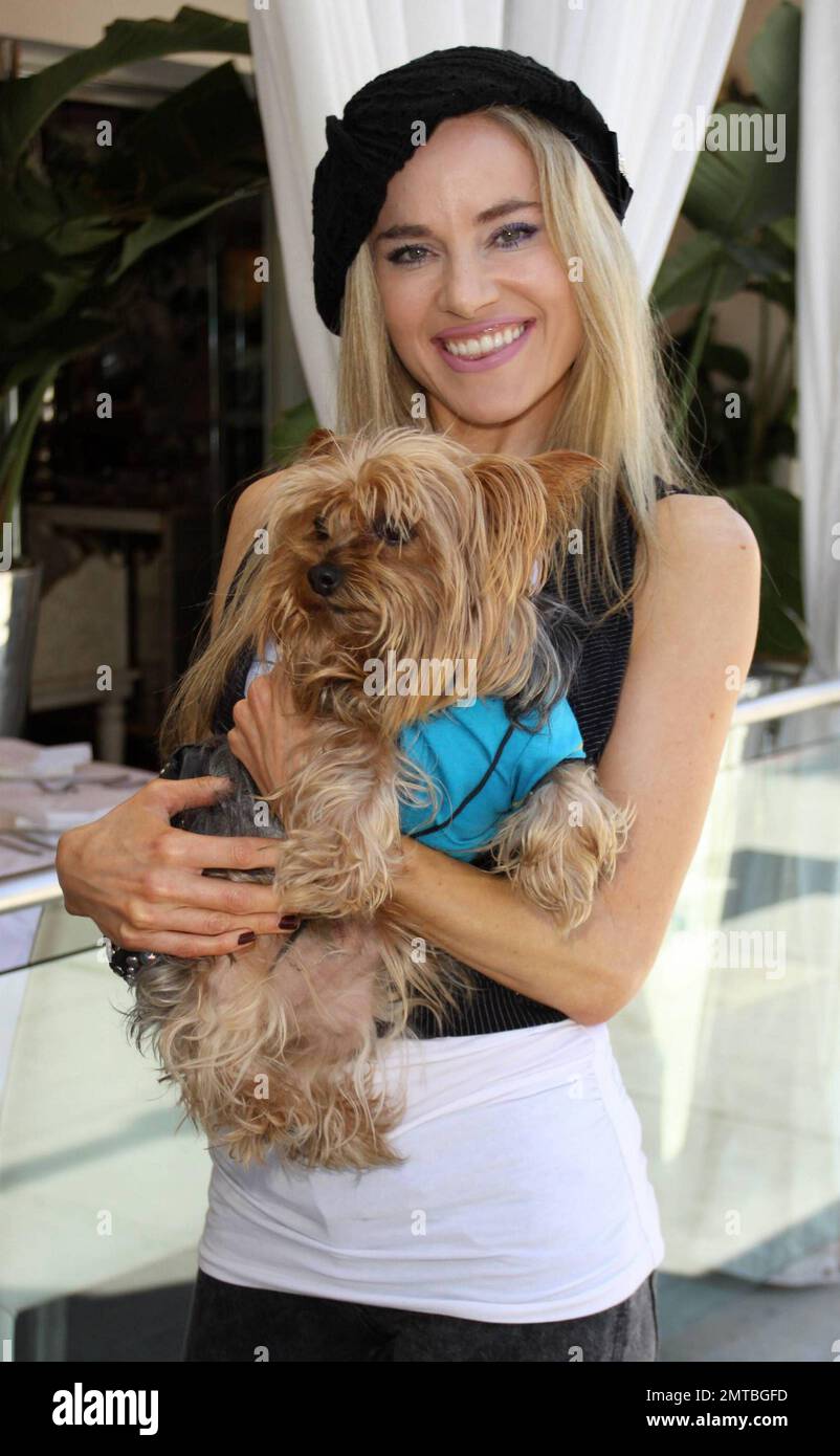 EXCLUSIVE!! Actress Paula LaBaredas poses for the camera after enjoying ...