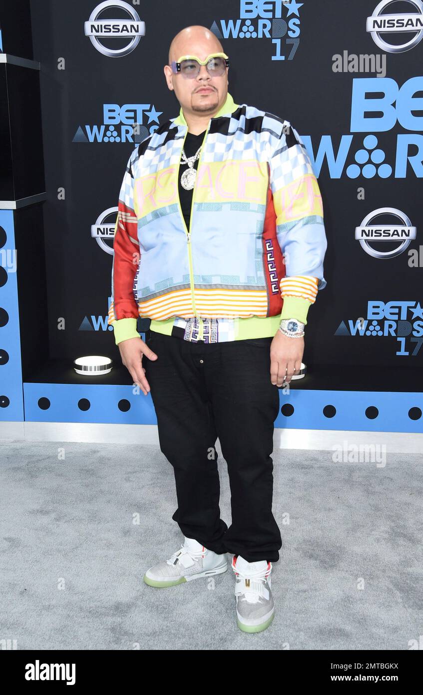 Fat Joe arrives at the BET Awards at the Microsoft Theater on Sunday ...