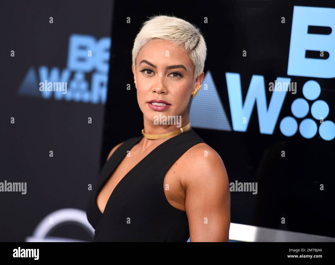 Sibley Scoles arrives at the BET Awards at the Microsoft Theater on ...