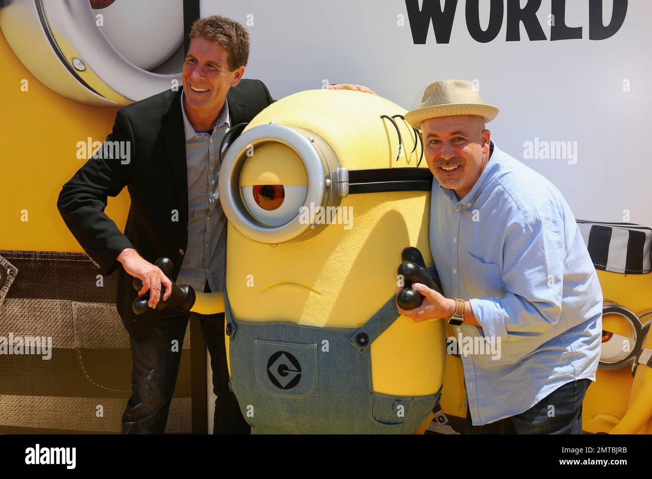 Cinco Paul, left, and Ken Daurio arrive at the World Premiere of ...