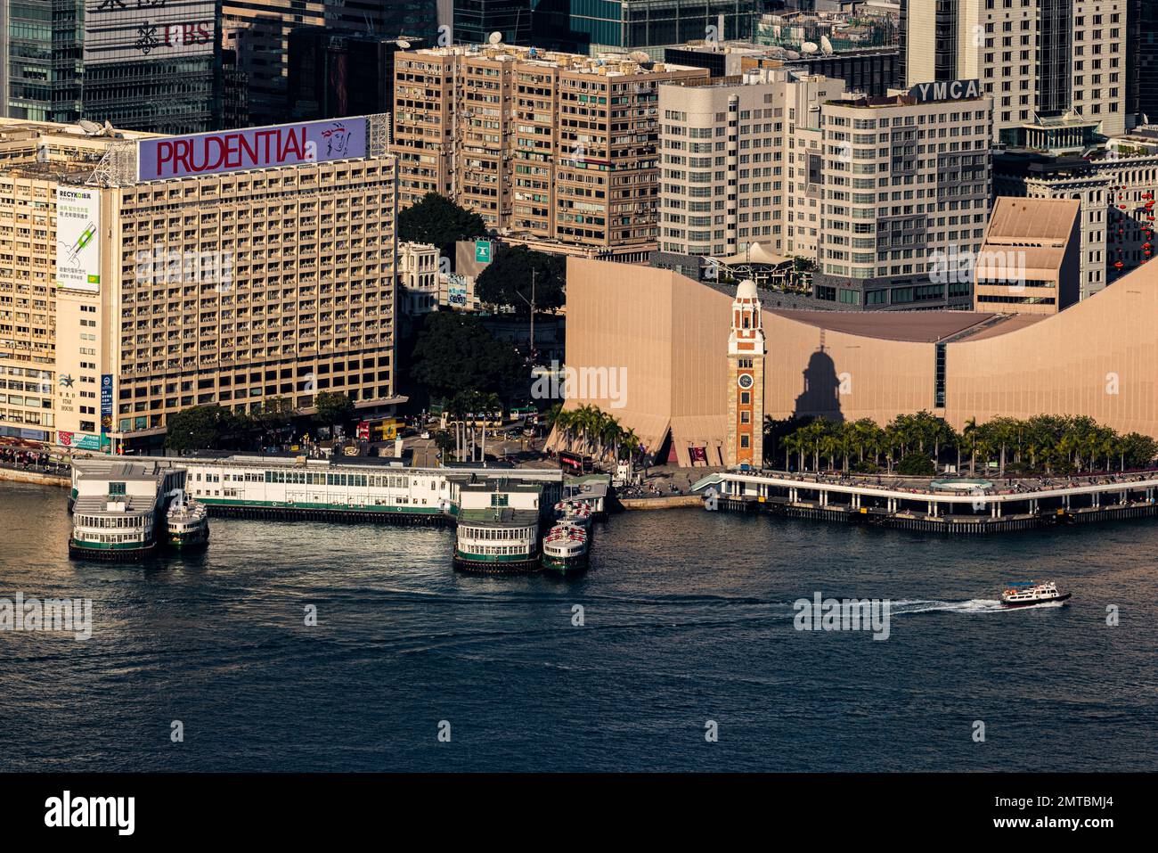 An aerial view of the Tsim Sha Tsui in Hong Kong Stock Photo - Alamy