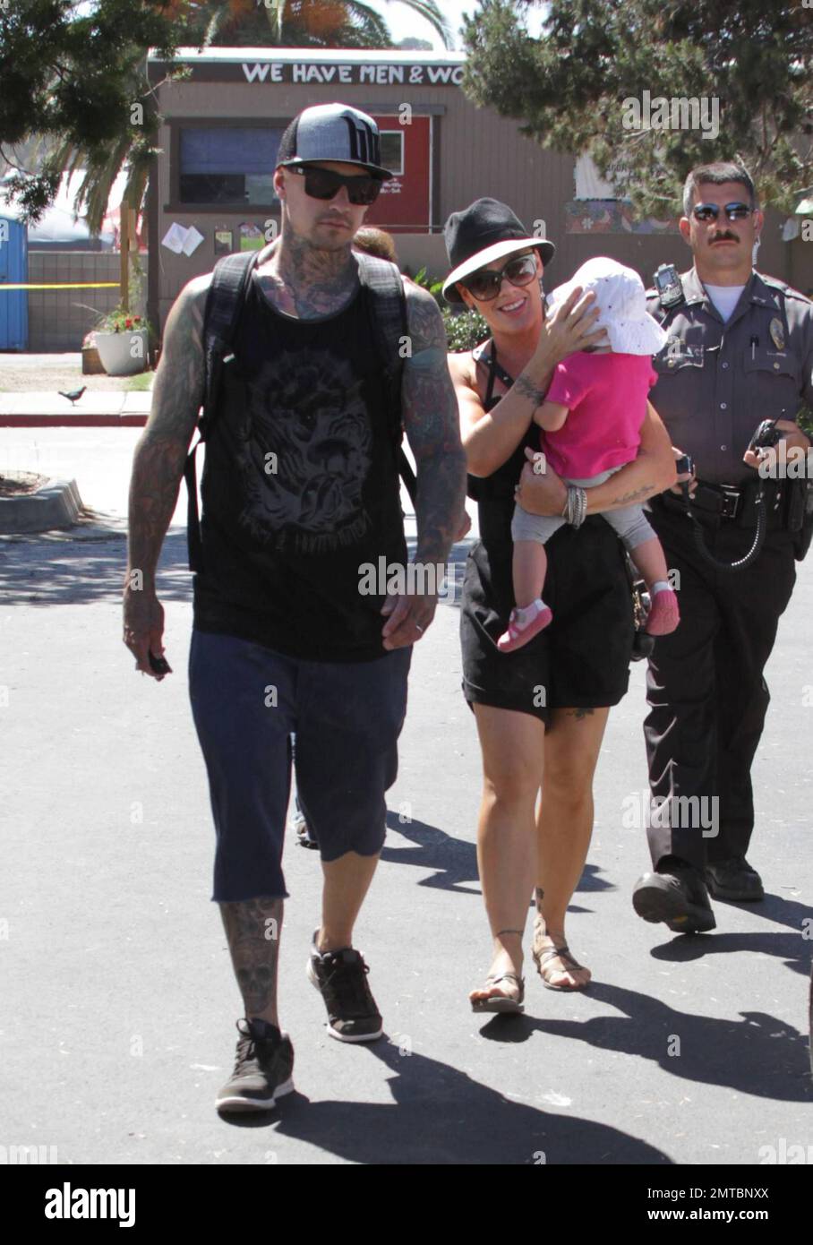 Pink along with husband Carey Hart and their daughter Willow Sage were ...