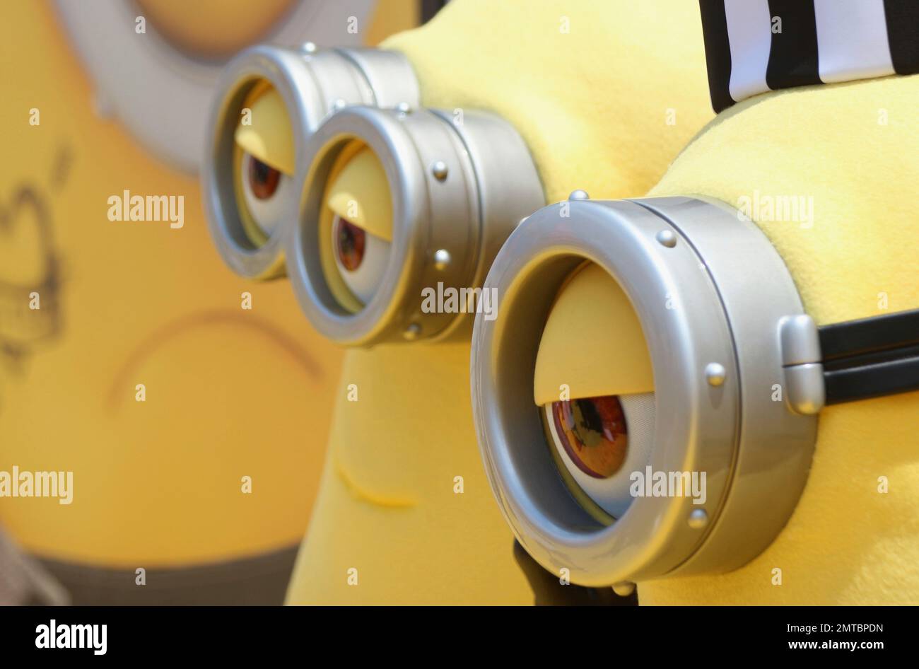 The Minions arrive at the World Premiere of "Despicable Me 3" at the ...