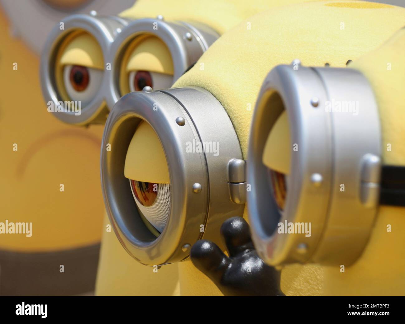 The Minions arrive at the World Premiere of "Despicable Me 3" at the ...