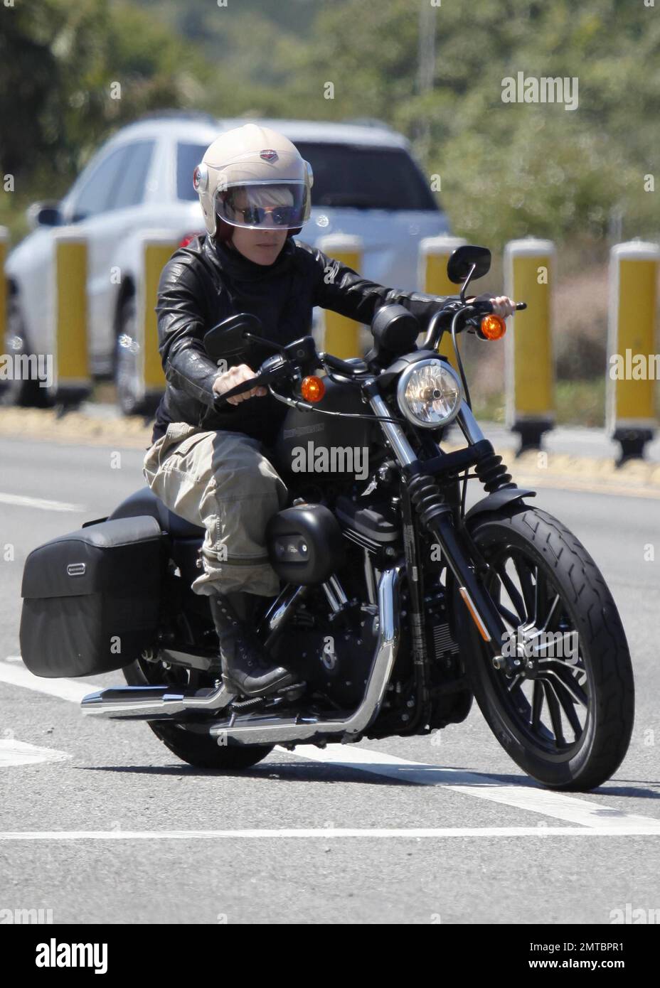 Alecia Moore, famously known as Pink, was seen riding her Harley ...