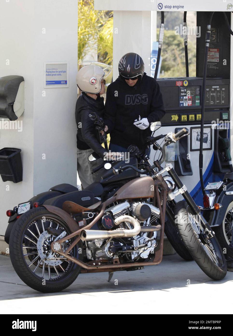Alecia Moore, famously known as Pink, was seen riding her Harley ...