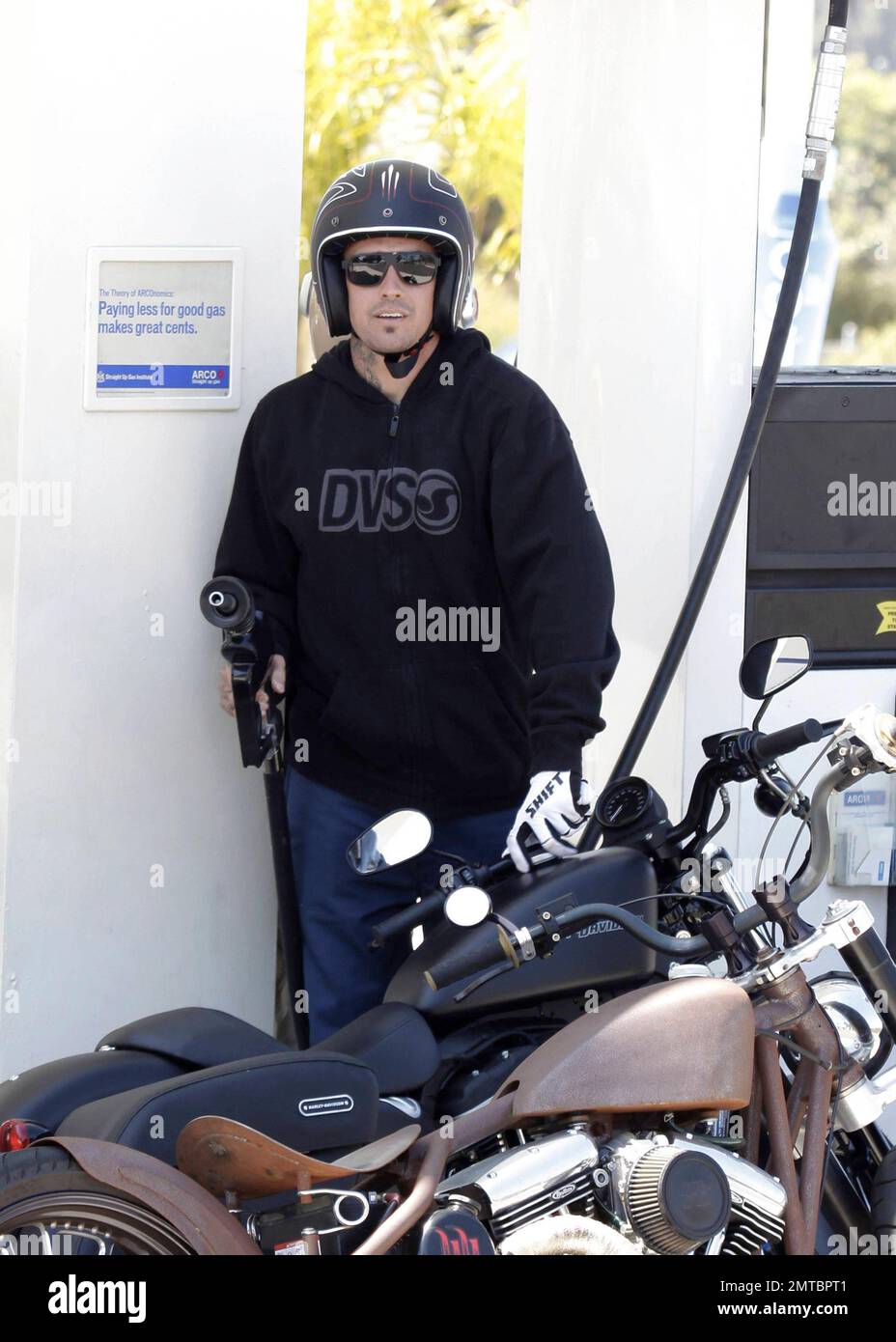 Alecia Moore, famously known as Pink, was seen riding her Harley ...