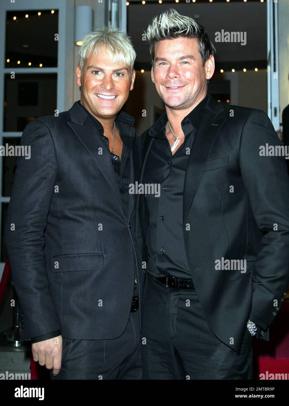 Gary Cockerill and Phil Turner at the Pink Ice Ball benefiting cancer ...