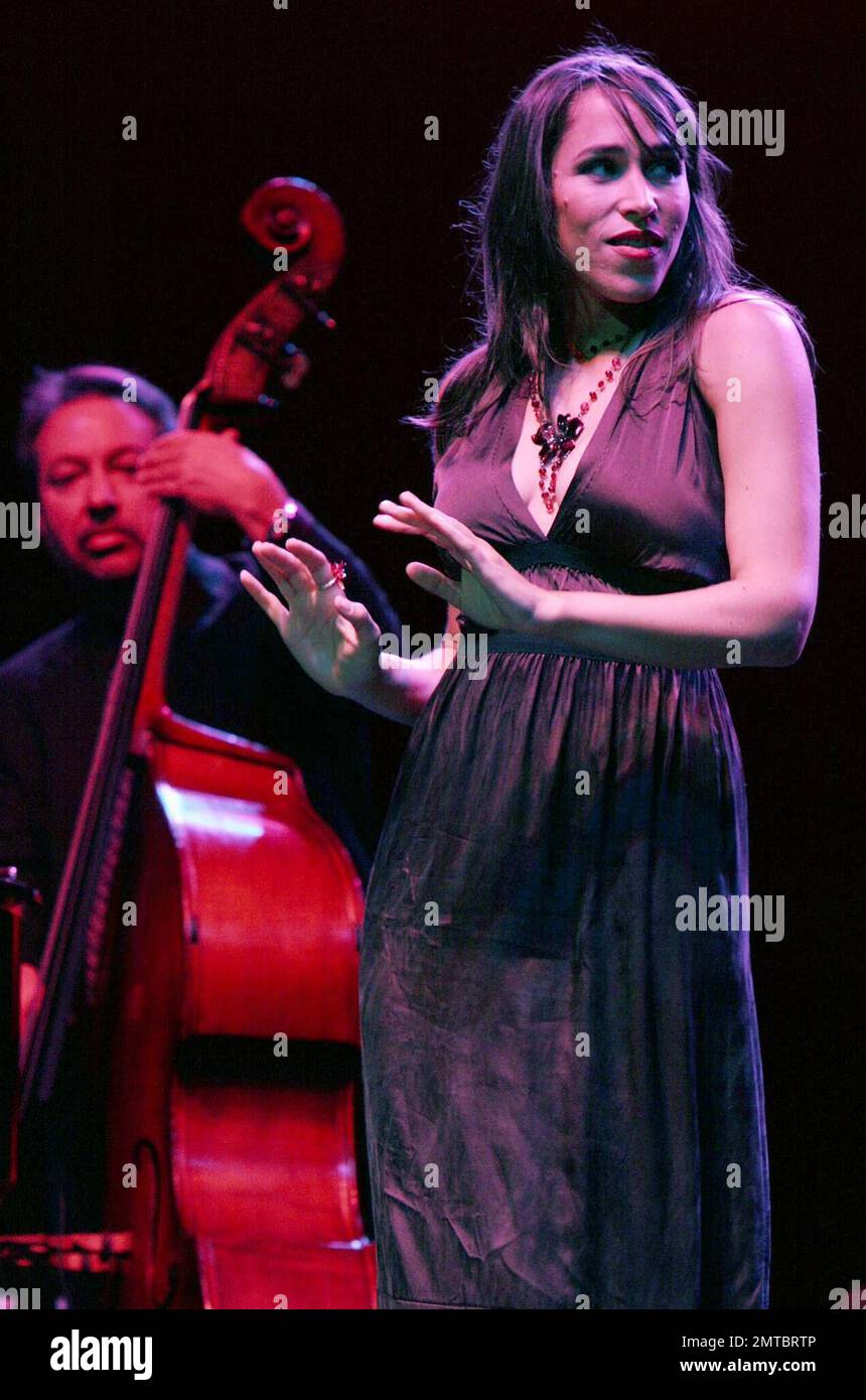 Pink Martini lead singer China Forbes performs in concert at the ...
