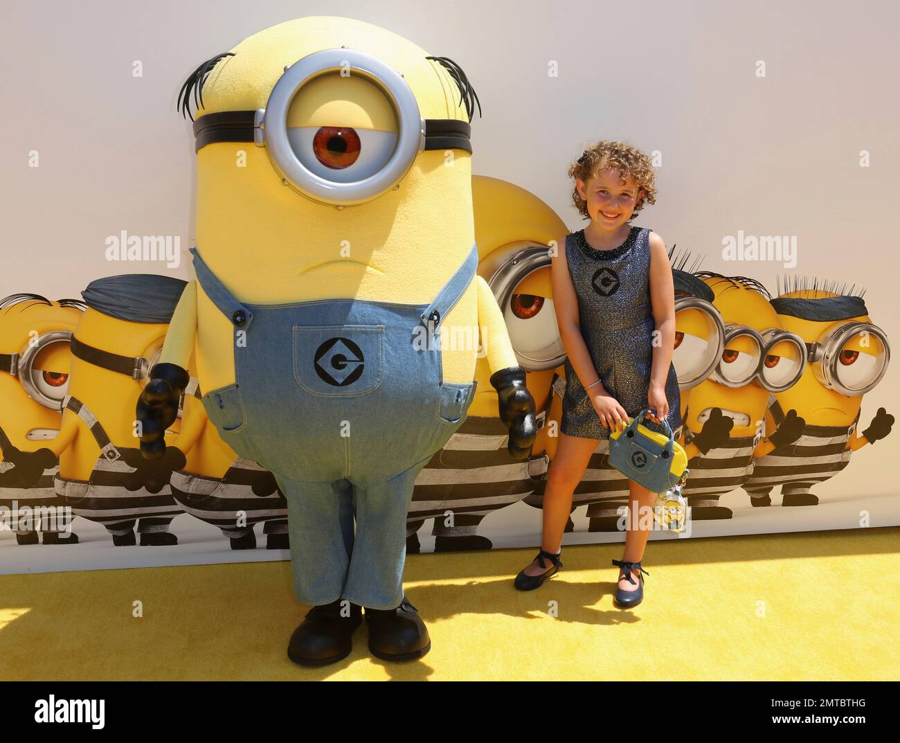 Nev Scharrel, right, arrives at the World Premiere of "Despicable Me 3 ...