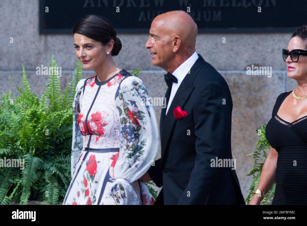 Thomas Barrack, CEO of Colony Capitol, arrives at the wedding of ...