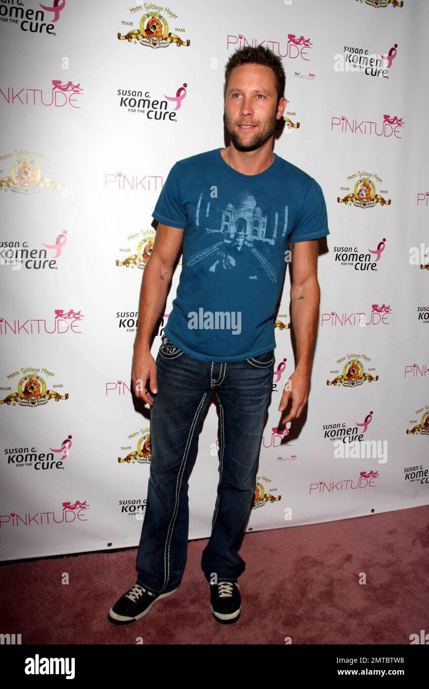 Michael Rosenbaum arrives at the product launch for PiNKiTUDE, a ...