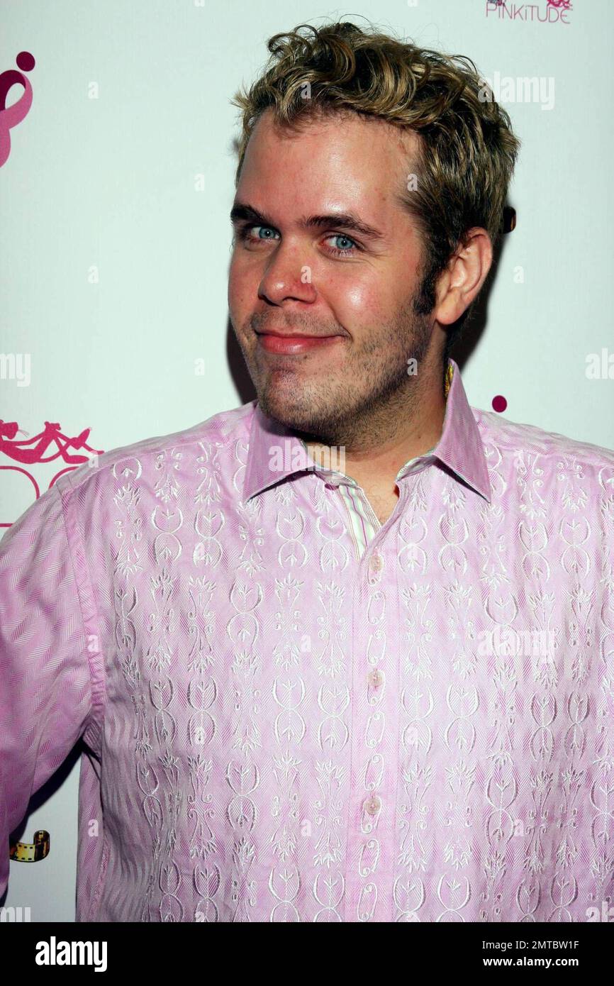 Perez Hilton arrives at the product launch for PiNKiTUDE, a fashion ...