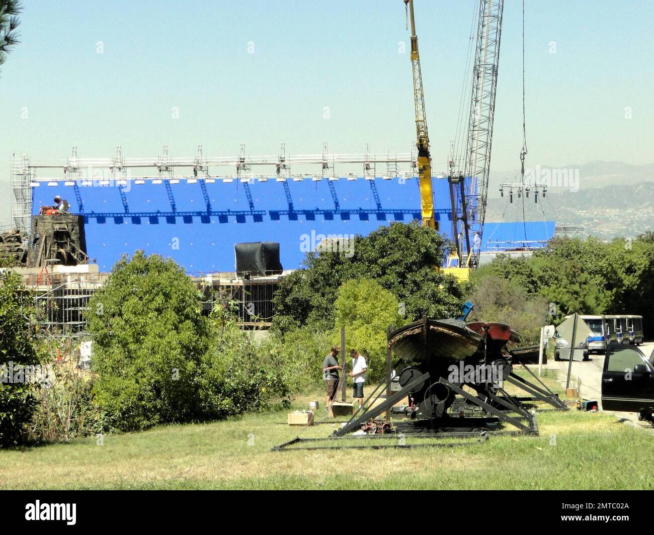 EXCLUSIVE!! This is the set of the new film "Pirates of the Caribbean ...