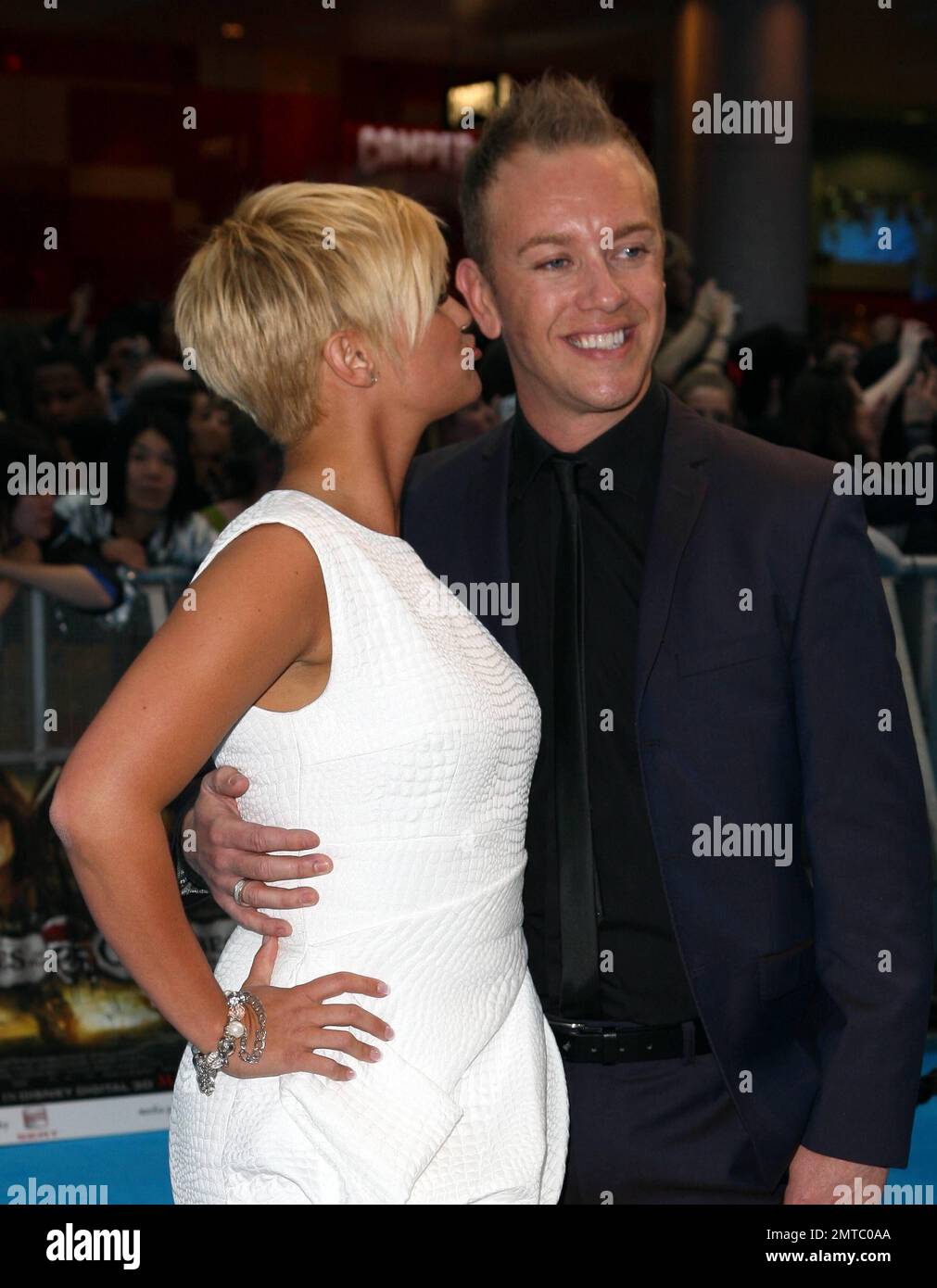Kerry Katona & Dan Whiston at the premiere of "Pirates of the Caribbean ...