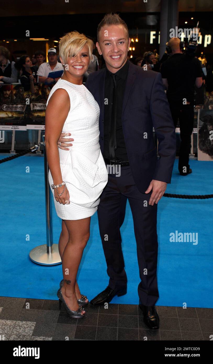 Kerry Katona and Dan Whiston at the premiere of "Pirates of the ...