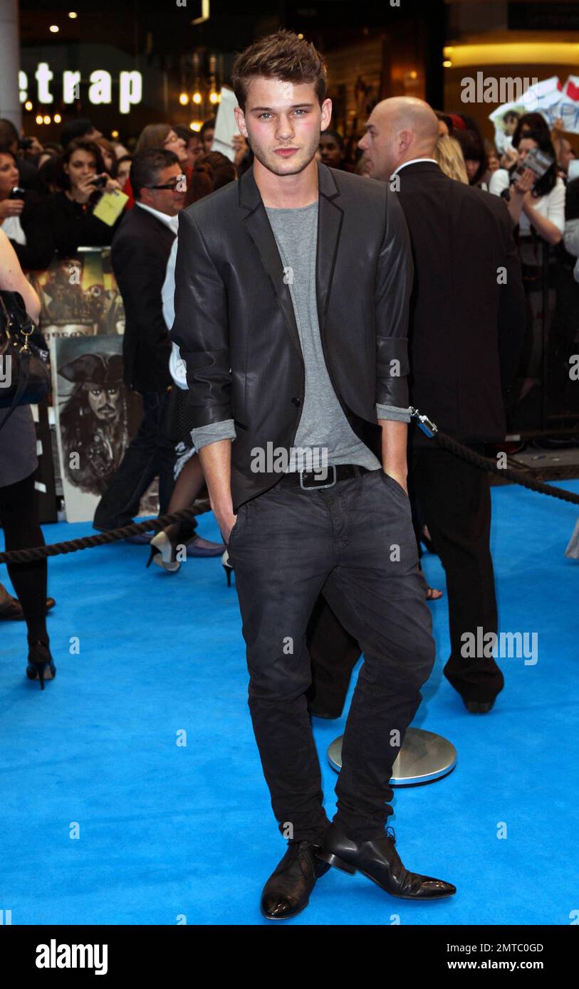 Jeremy Irvine at the premiere of "Pirates of the Caribbean: On Stranger ...
