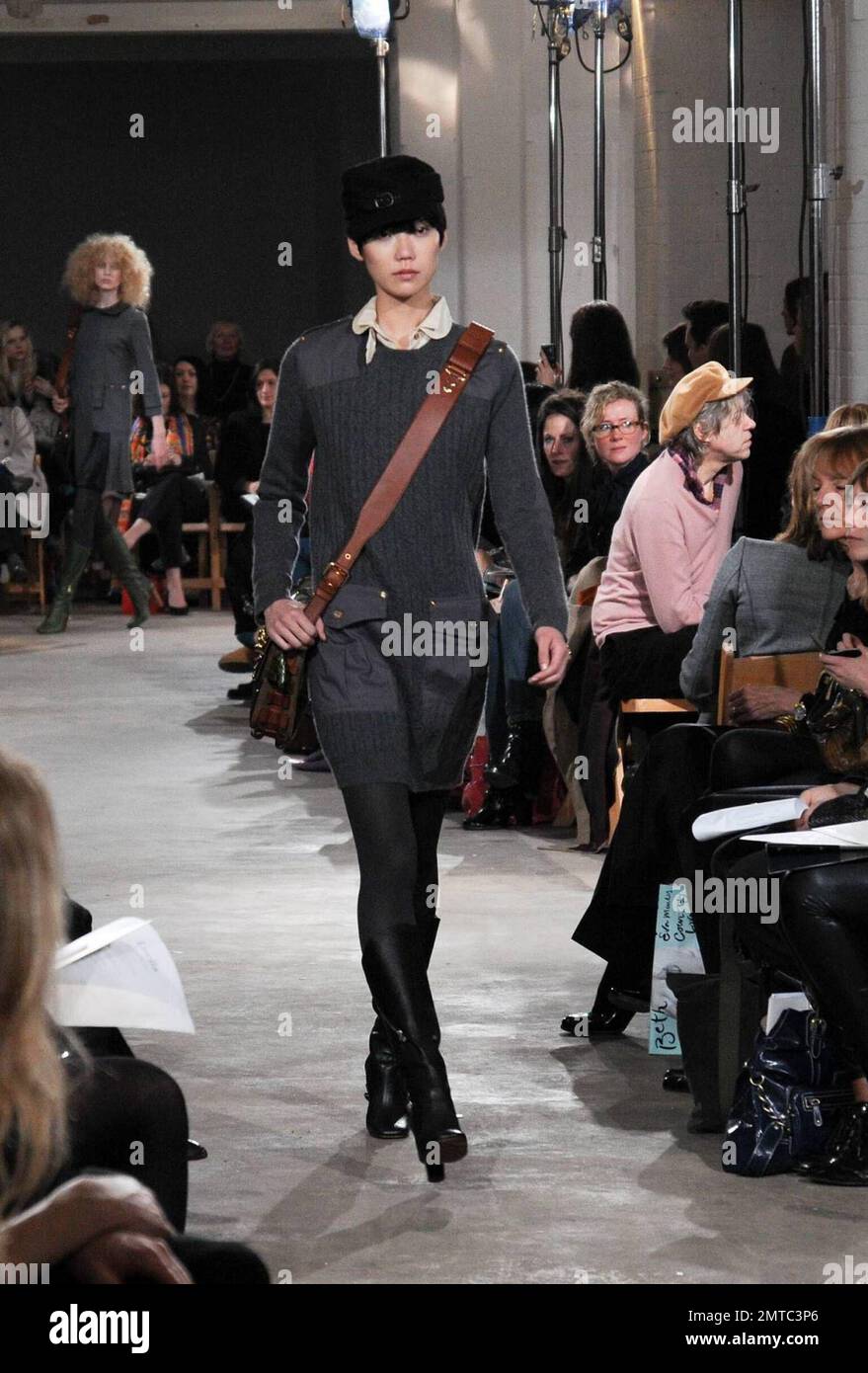 Pixie Geldof models for Luella at London Fashion Week whilst proud ...