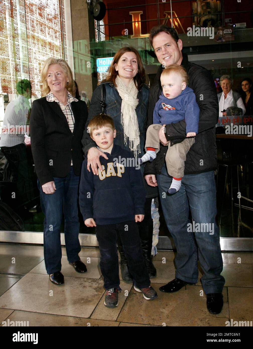 Kyran Bracken and family at the Mother's Day Brunch at Planet Hollywood ...