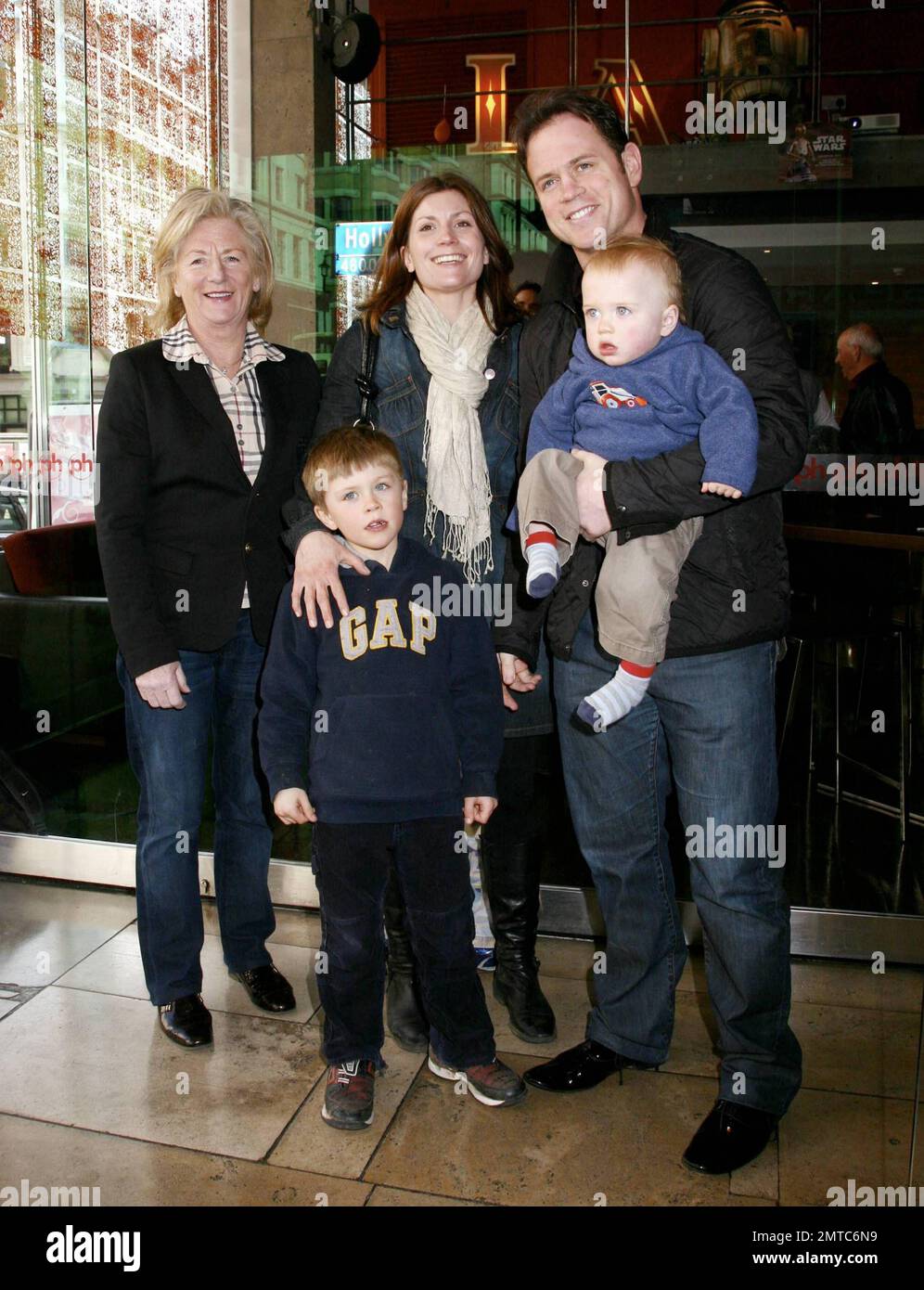 Kyran Bracken and family at the Mother's Day Brunch at Planet Hollywood ...