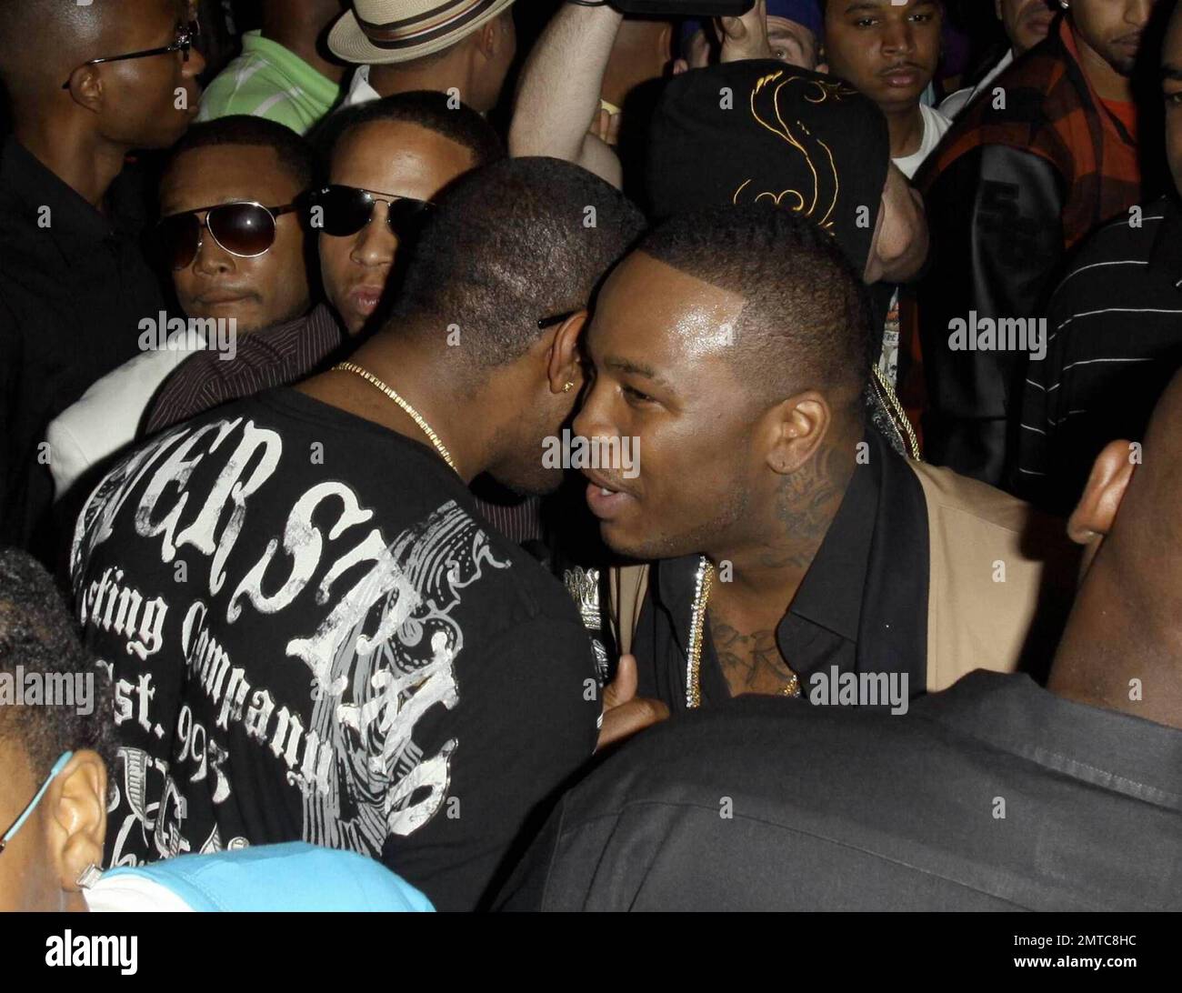 R&B singer Pleasure P parties at his album release party at Karu & Y ...