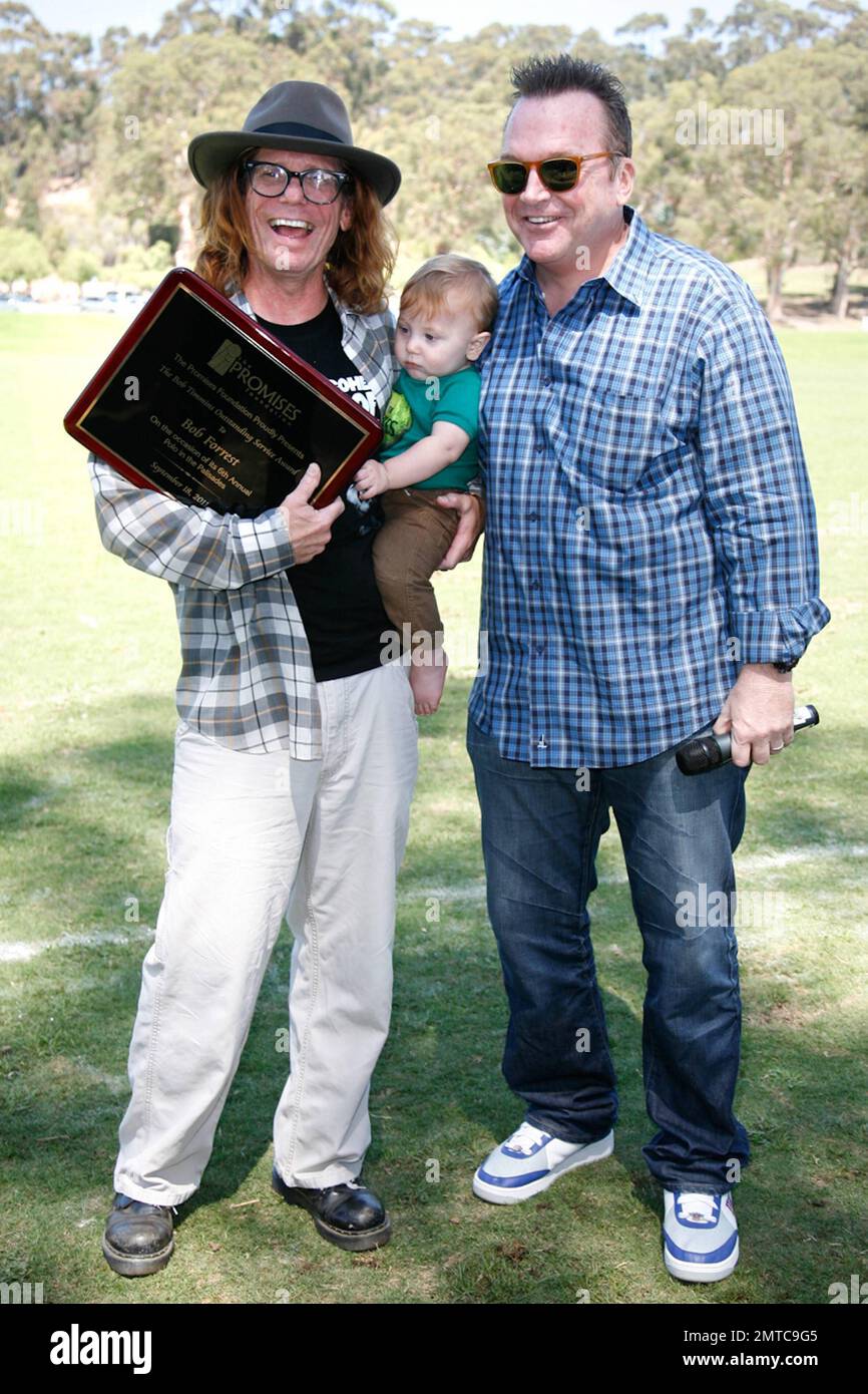 Bob Forrest and Tom Arnold at the 6th Annual Polo in the Palisades ...