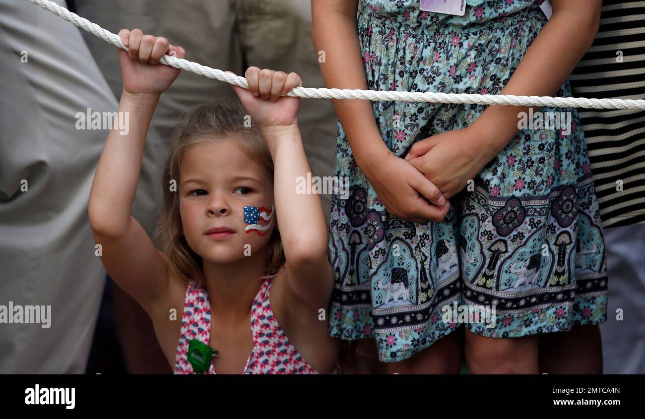 Mattea Perry, the daughter of Rep. Scott Perry, R-Pa., waits for ...