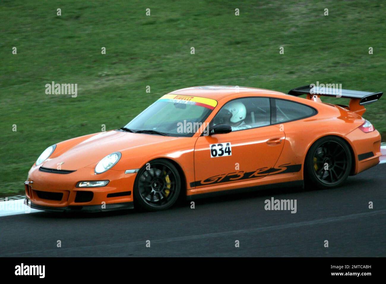 The Porsche Club Italia races at Vallelunga Circuit. Rome, Italy. 10/4 ...