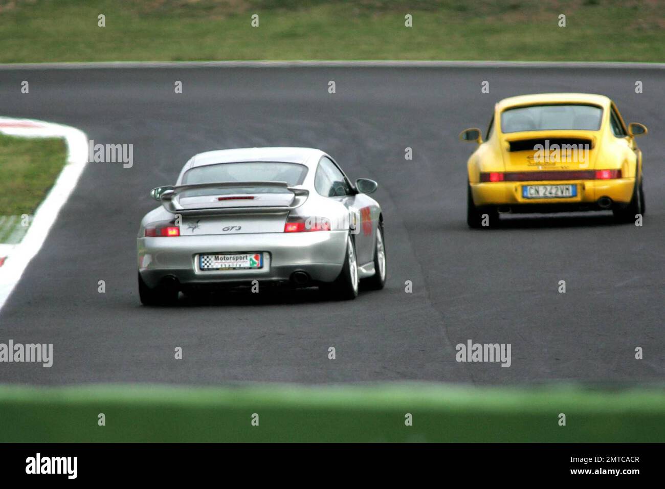 The Porsche Club Italia races at Vallelunga Circuit. Rome, Italy. 10/4 ...