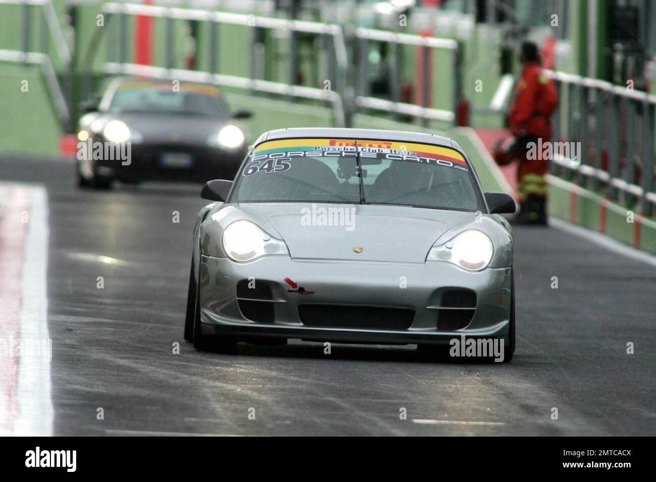 The Porsche Club Italia races at Vallelunga Circuit. Rome, Italy. 10/4 ...