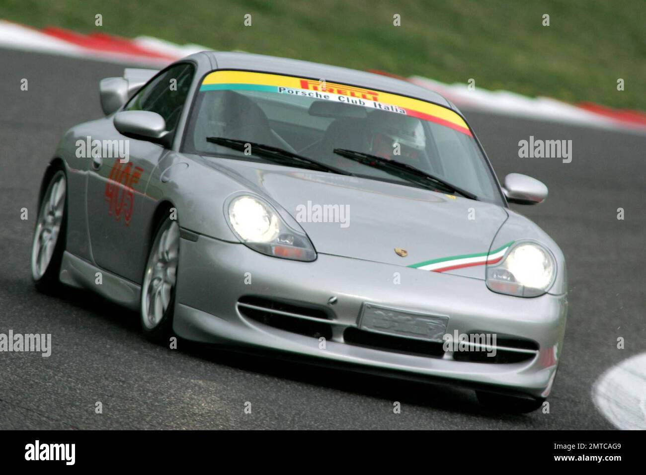 The Porsche Club Italia races at Vallelunga Circuit. Rome, Italy. 10/4 ...