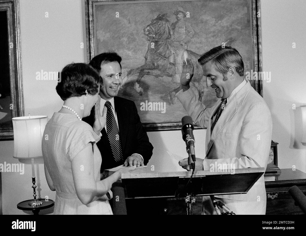 Morton Abramowitz is sworn in as U.S. ambassador to Thailand by Vice ...