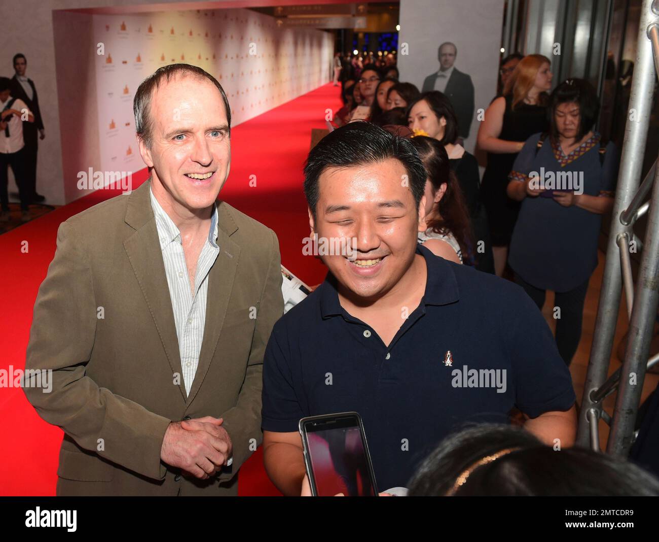 British actor Kevin Doyle and star of Downton Abbey speaks to fans on ...