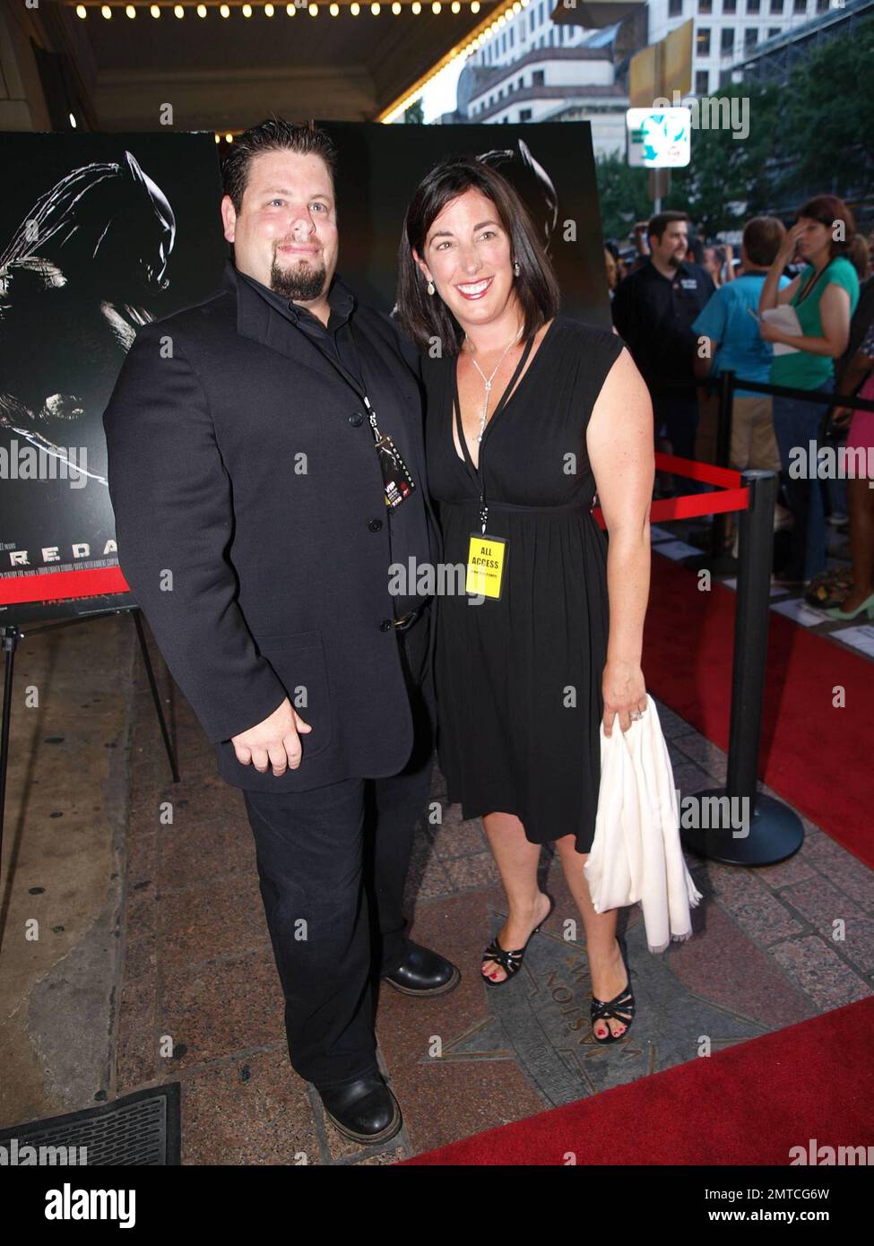 Editor Dan Zimmerman and wife Joan arrive at the World Premiere of ...