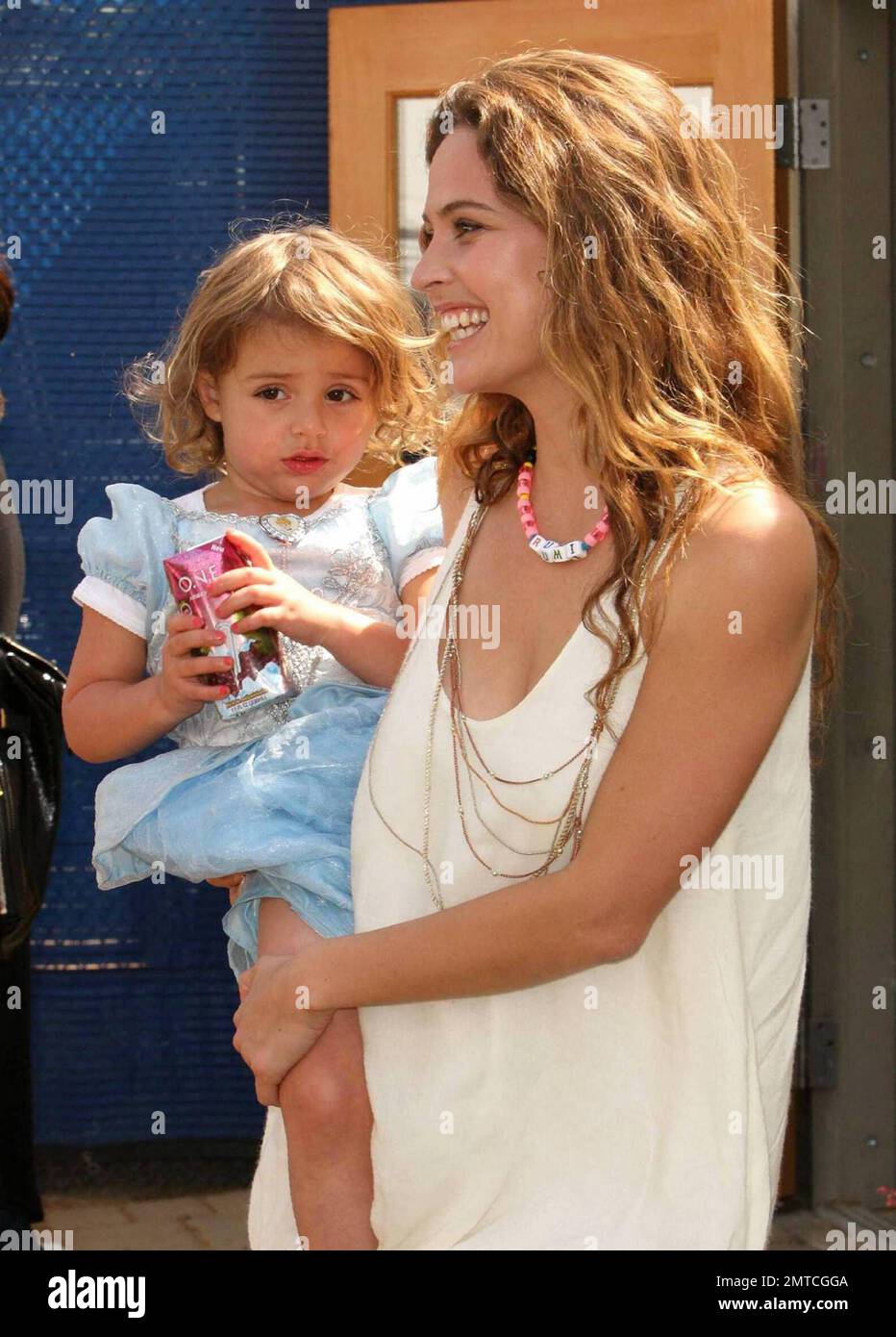 Modelactress Josie Maran Was Seen With Daughter Rumi Joon Today At The Pregnancy Awareness