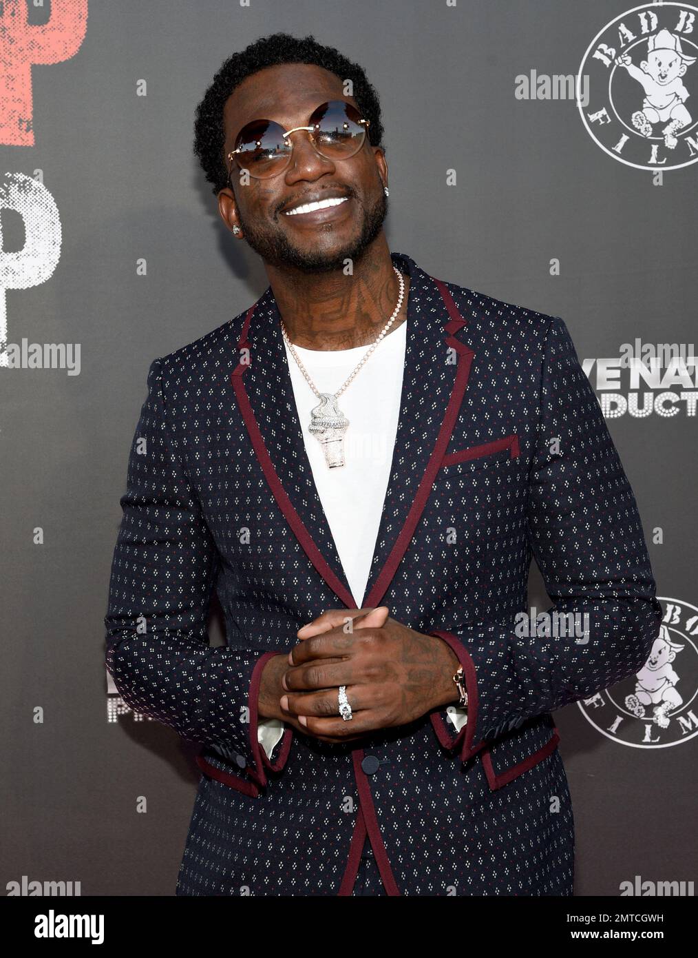 Gucci Mane arrives at the Los Angeles premiere of "Can't Stop, Won't ...