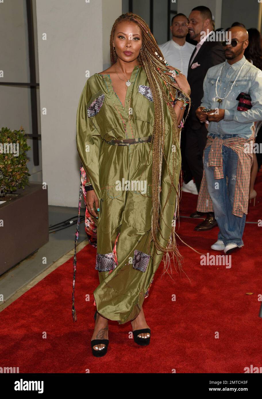 Eva Marcille arrives at the Los Angeles premiere of "Can't Stop, Won't ...