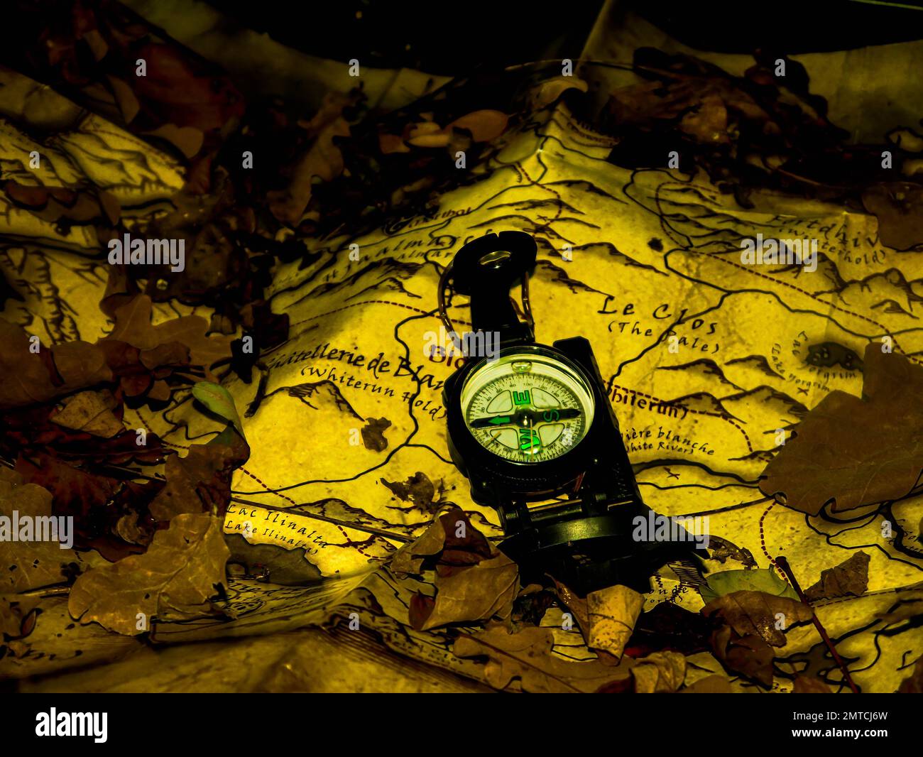 Autumn map hi-res stock photography and images - Alamy