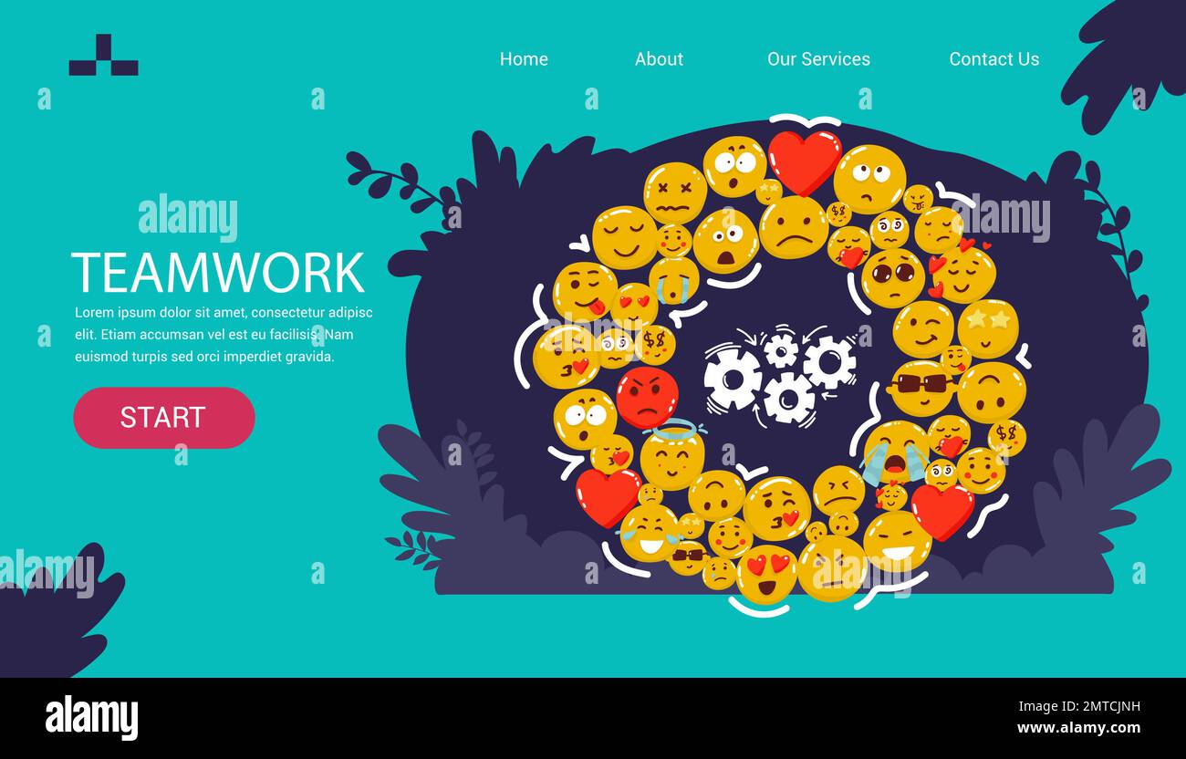 Business concept. Team metaphor. people connecting puzzle elements ...