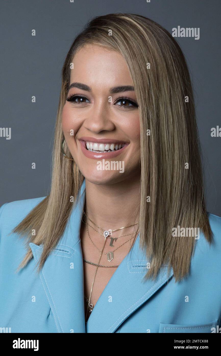 In this June 20, 2017 photo actress and singer Rita Ora poses for a ...