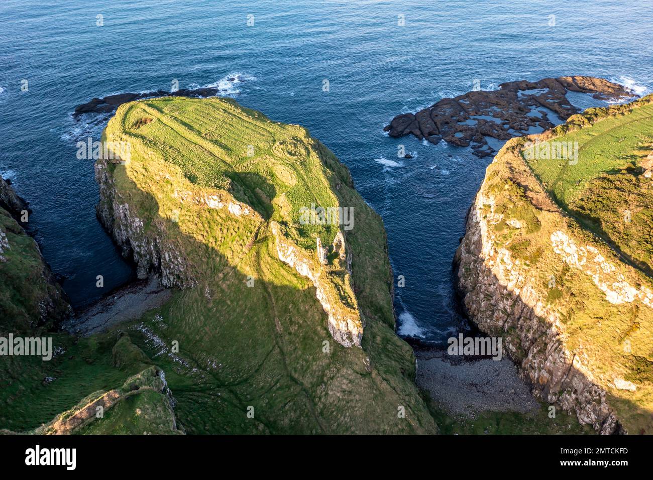 Dunseverick Castle is located west of the village of Dunseverick, in ...