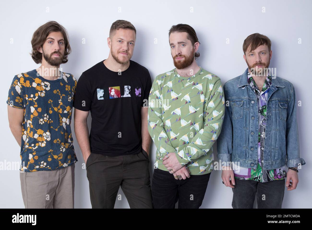 This June 20, 2017 photo shows members of Imagine Dragons, from left ...