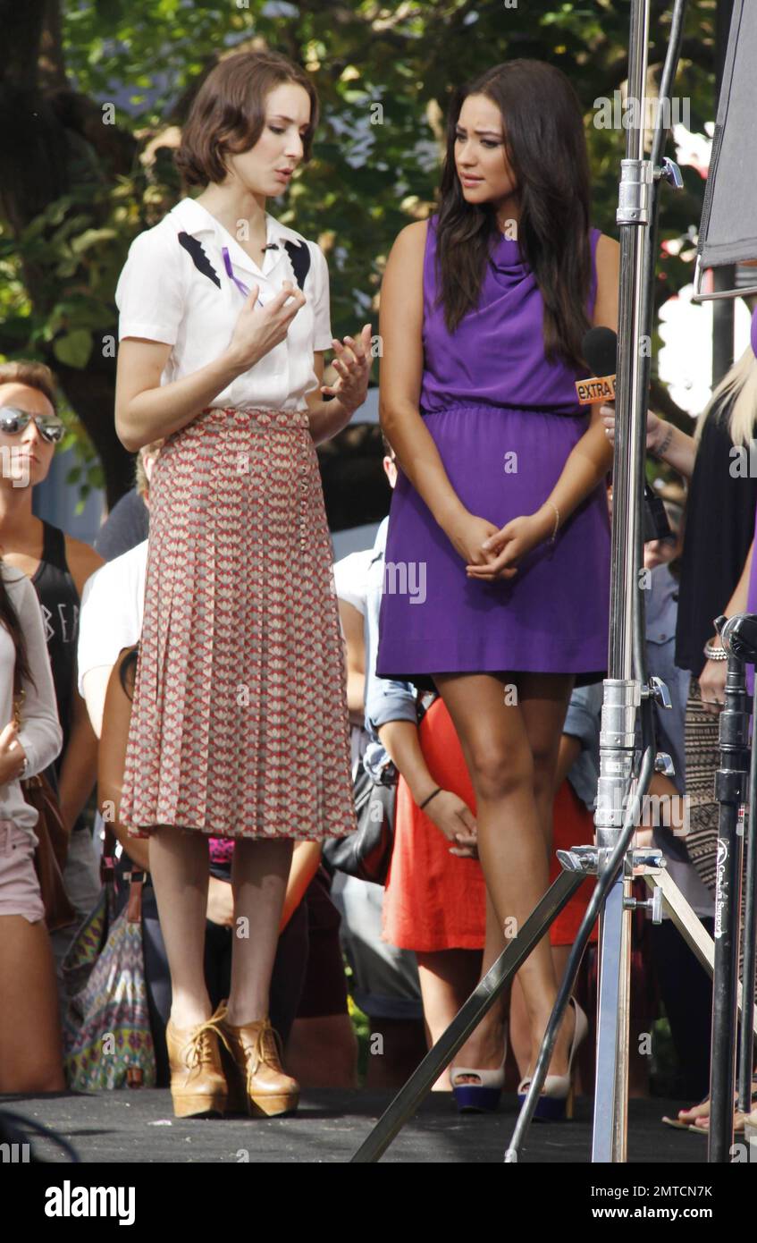 ABC Family series 'Pretty Little Liars' stars Shay Mitchell and Troian ...